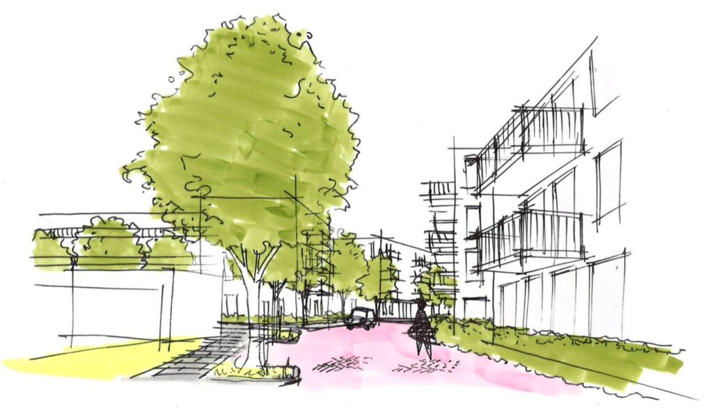De tijdloze kunst van het tekenen in de moderne architectuur